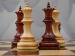 Limited Edition - The Ezekiel Chess Pieces in Bud Rosewood - ChessBaron ...