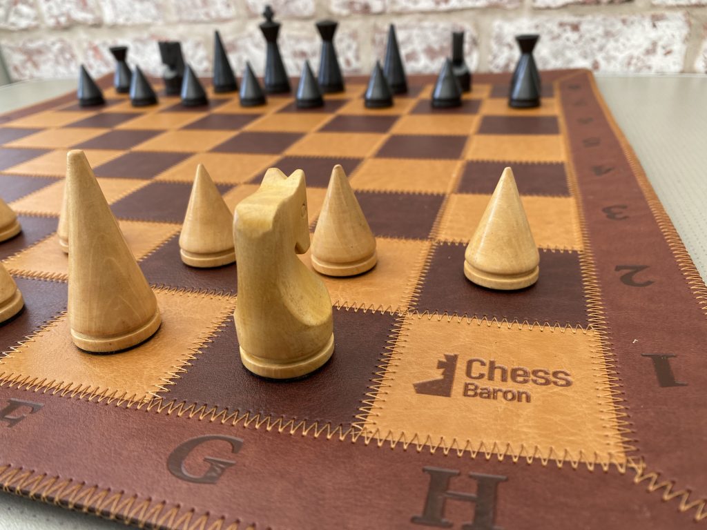Thick Leather Chess Case, Mat and Chess Pieces all Included v2 ...