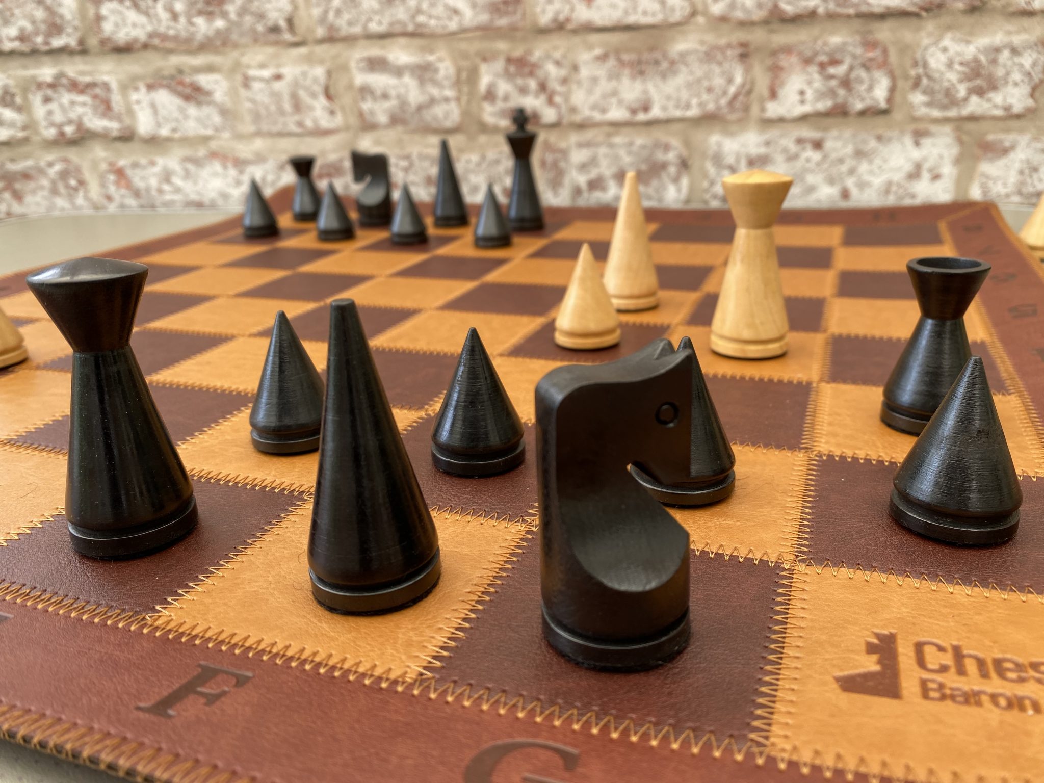 Thick Leather Chess Case, Mat and Chess Pieces all Included v2 ...