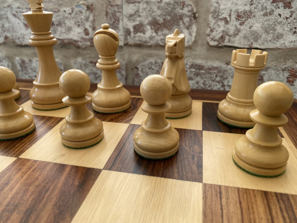 The Morgan - Double Weighted Ebonized Staunton Chess Set - ChessBaron ...
