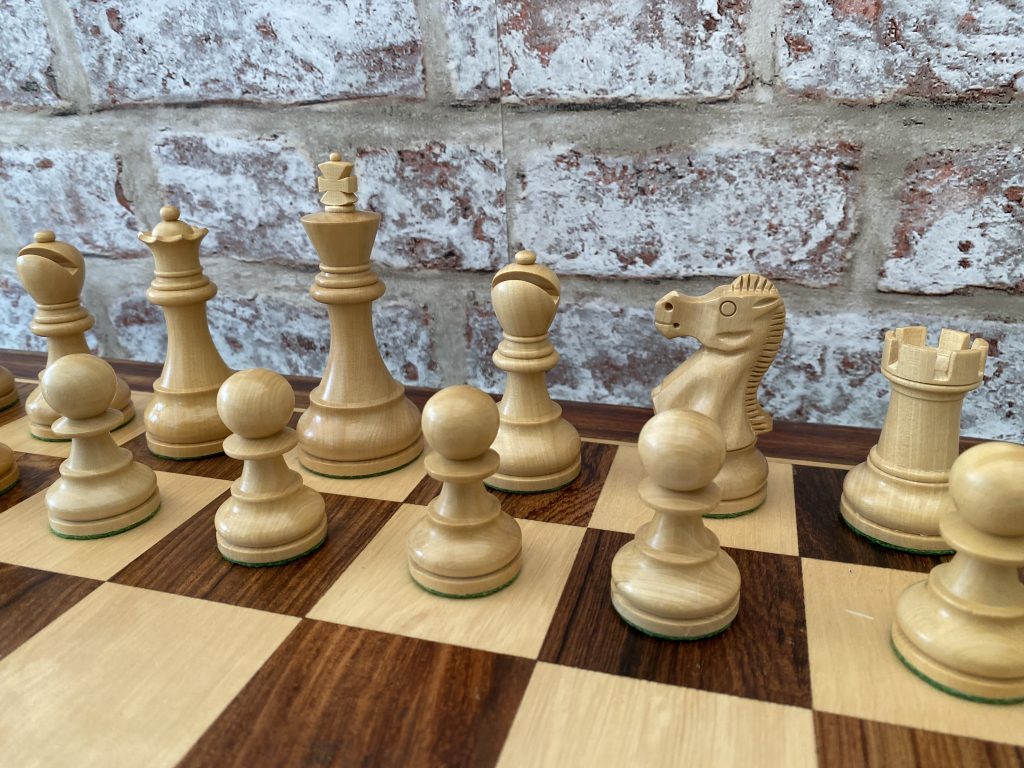 The Morgan - Double Weighted Ebonized Staunton Chess Set - ChessBaron ...