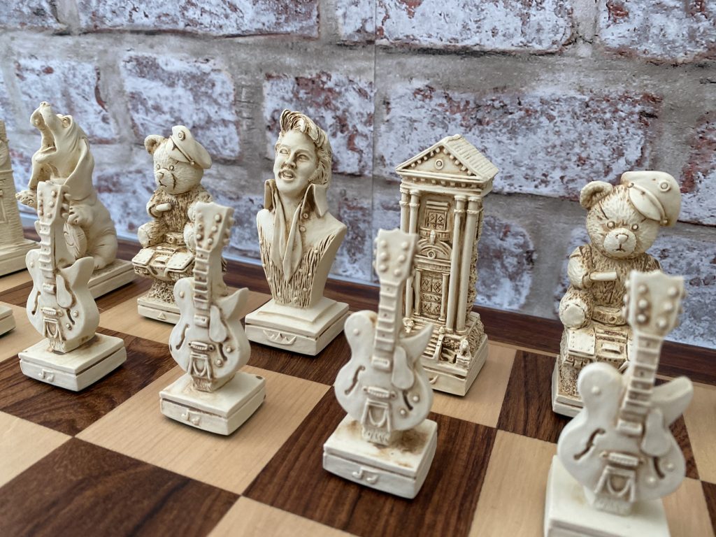 The Elvis Presley Chess Set - ChessBaron Chess Sets Canada - Call (213 ...