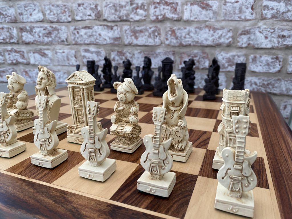 The Elvis Presley Chess Set - ChessBaron Chess Sets Canada - Call (213 ...