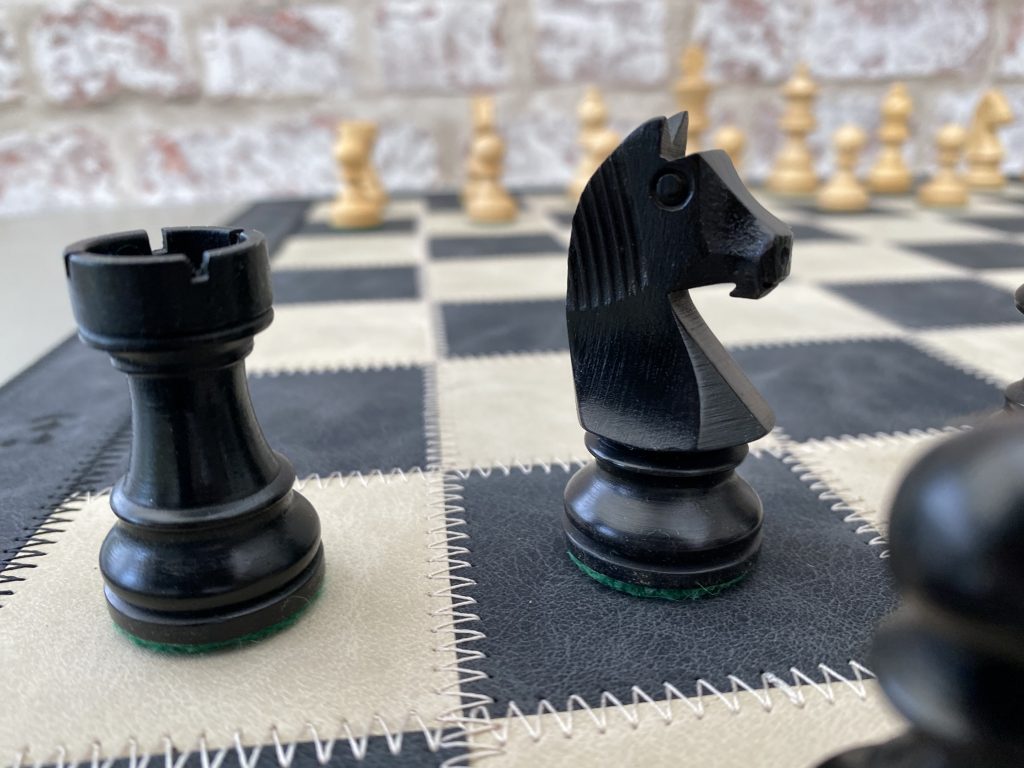 Cute Staunton Ebonized Chess Set - ChessBaron Chess Sets Canada - Call ...