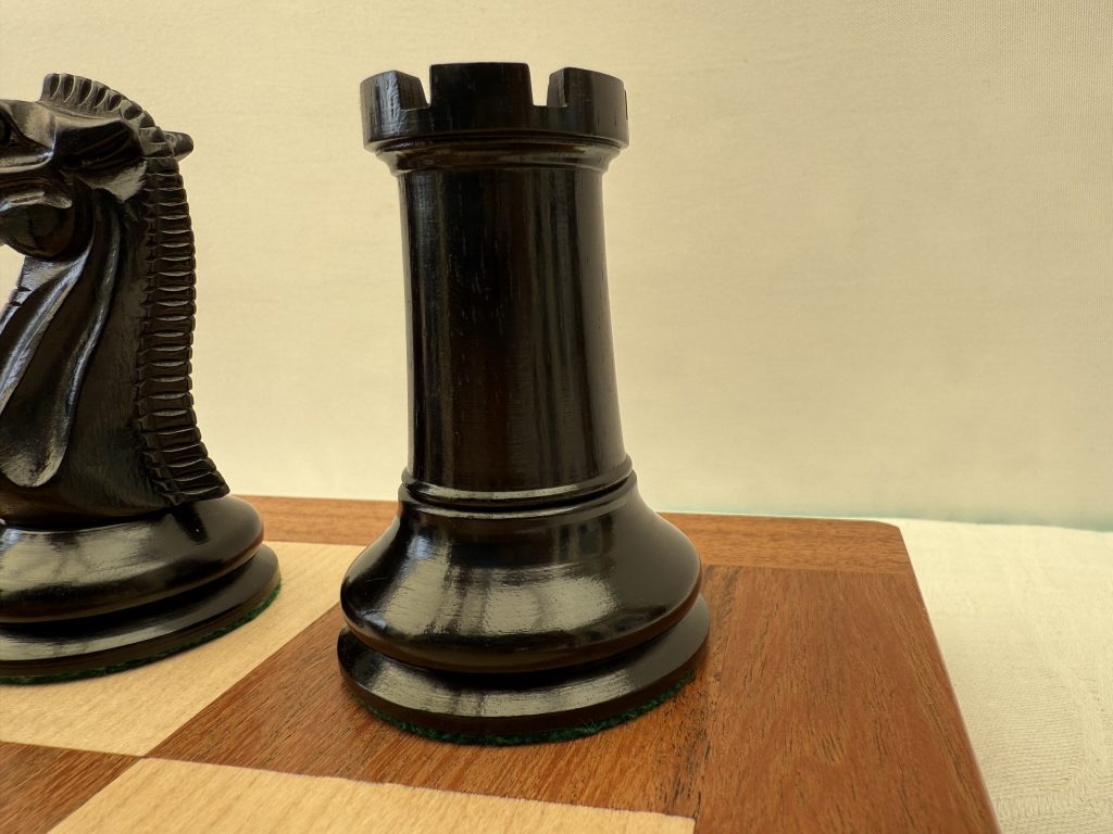 The Tuscany - Ebony and Antique Style Chess Set - ChessBaron Chess Sets ...